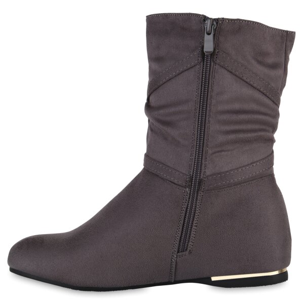 Damen Keilstiefeletten in Grau 839586 online kaufen